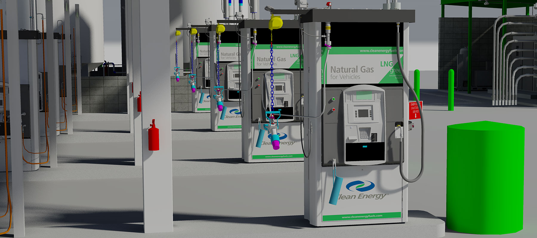 LNG Dispenser - Clean Energy Fuels